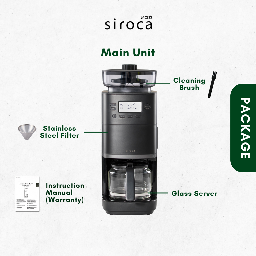 TRADE IN SIROCA COMPACT TO SIROCA CAFE BAKO PRO BLACK - Siroca